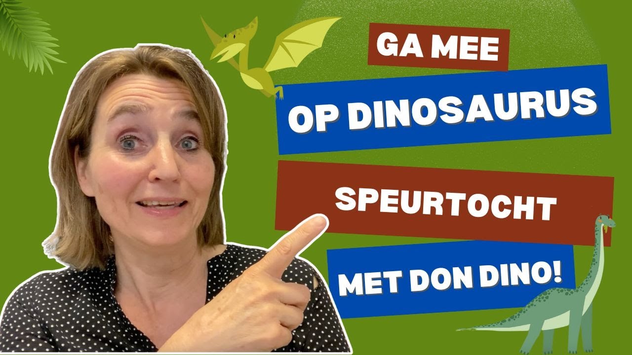 Bijna jarig? Geef een dino feest! Ga mee op speurtocht met Don Dino.