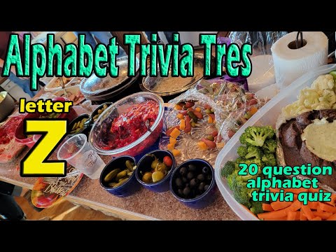 "Z" - ALPHABET TRIVIA TRES - 20 Answers that start with "Z" {ROAD TRIpVIA-ep:700}