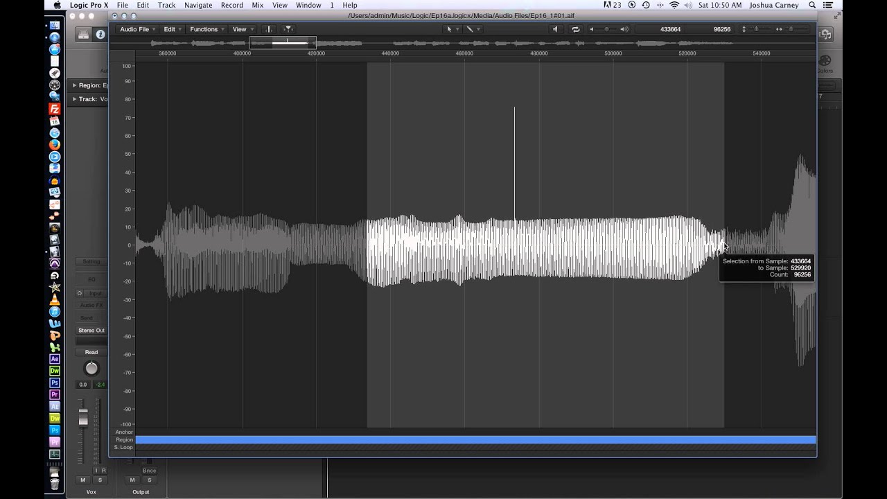 Logic Pro X - Video Tutorial 16 - Editing Audio in the File Editor (aka Sample Editor)