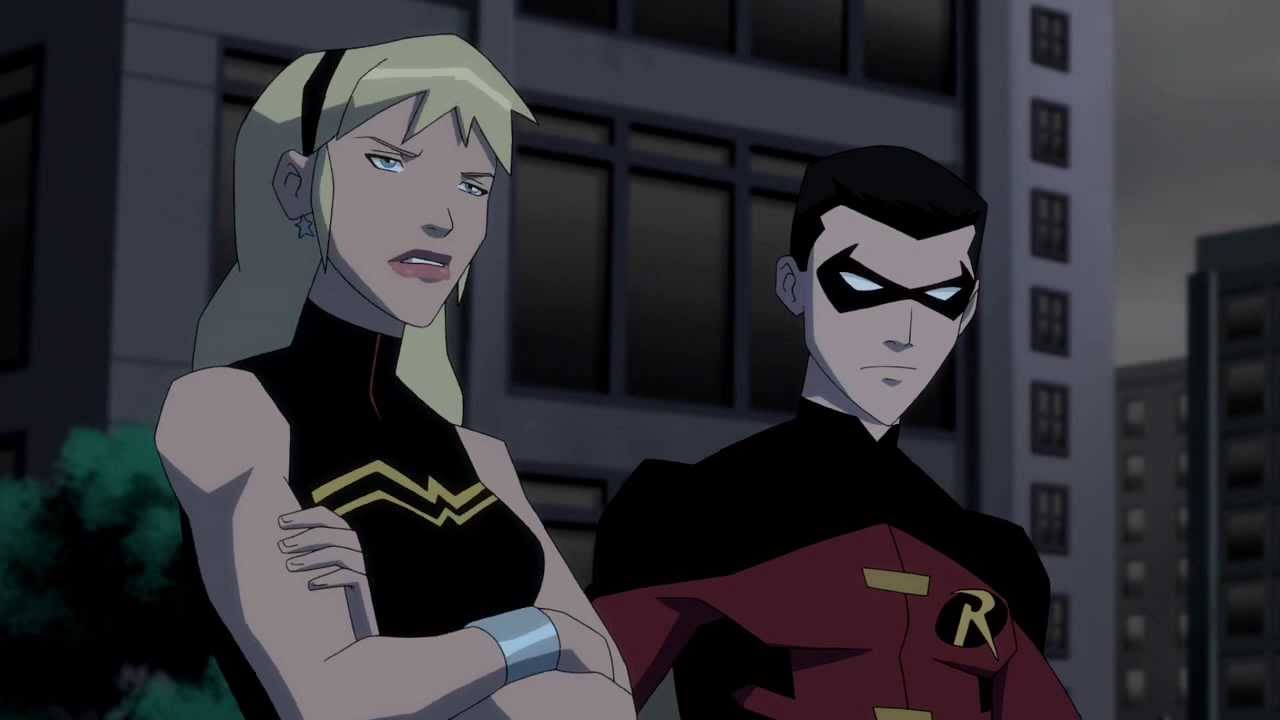 YJ S02E20 Robin and Wonder Girl Scene