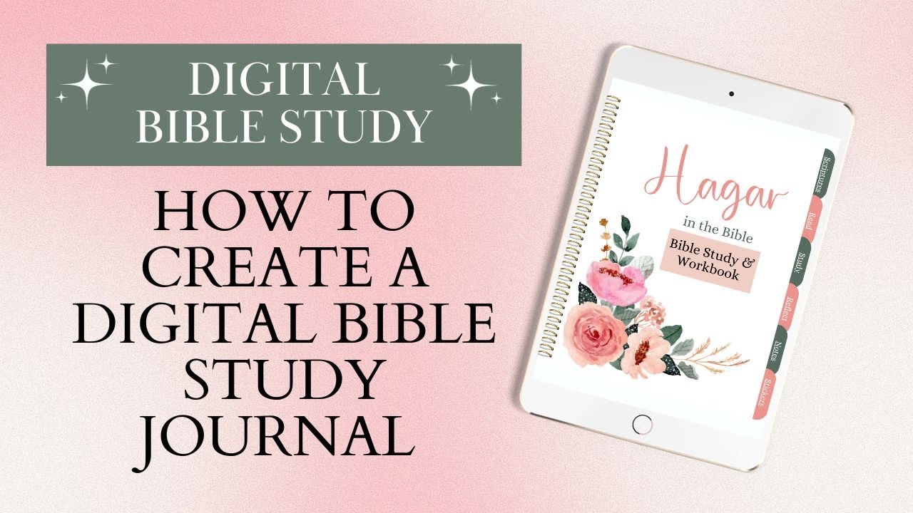 How to Create a Digital Bible Study Journal in Canva
