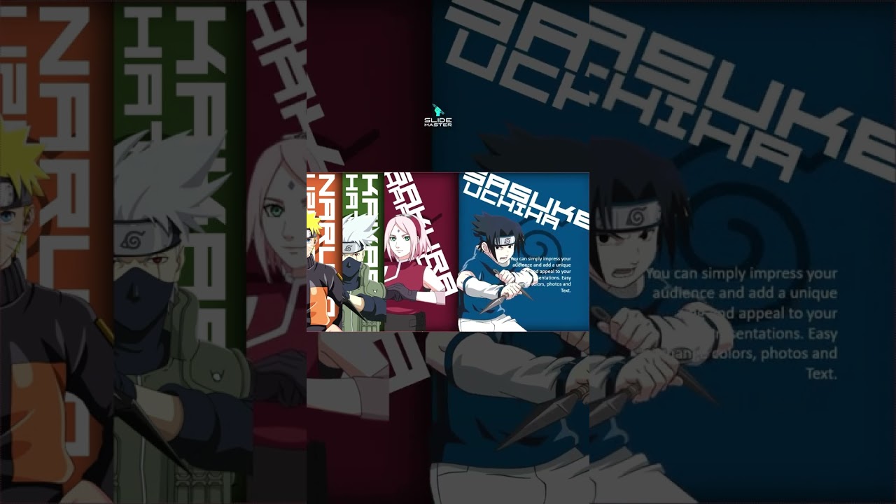 Anime Intro Slideshow in Powerpoint💥| Charactor Intro PPT⚡ #powerpointhacks #morphtransitio#tutorial