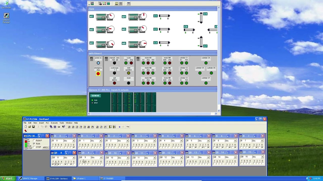 How to Use S7-PLCSIM with Siemens S7 Trainer Simulator | PLC Programming Guide.