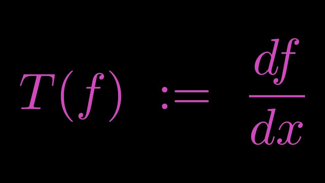 Examples of Linear Maps | Linear Algebra