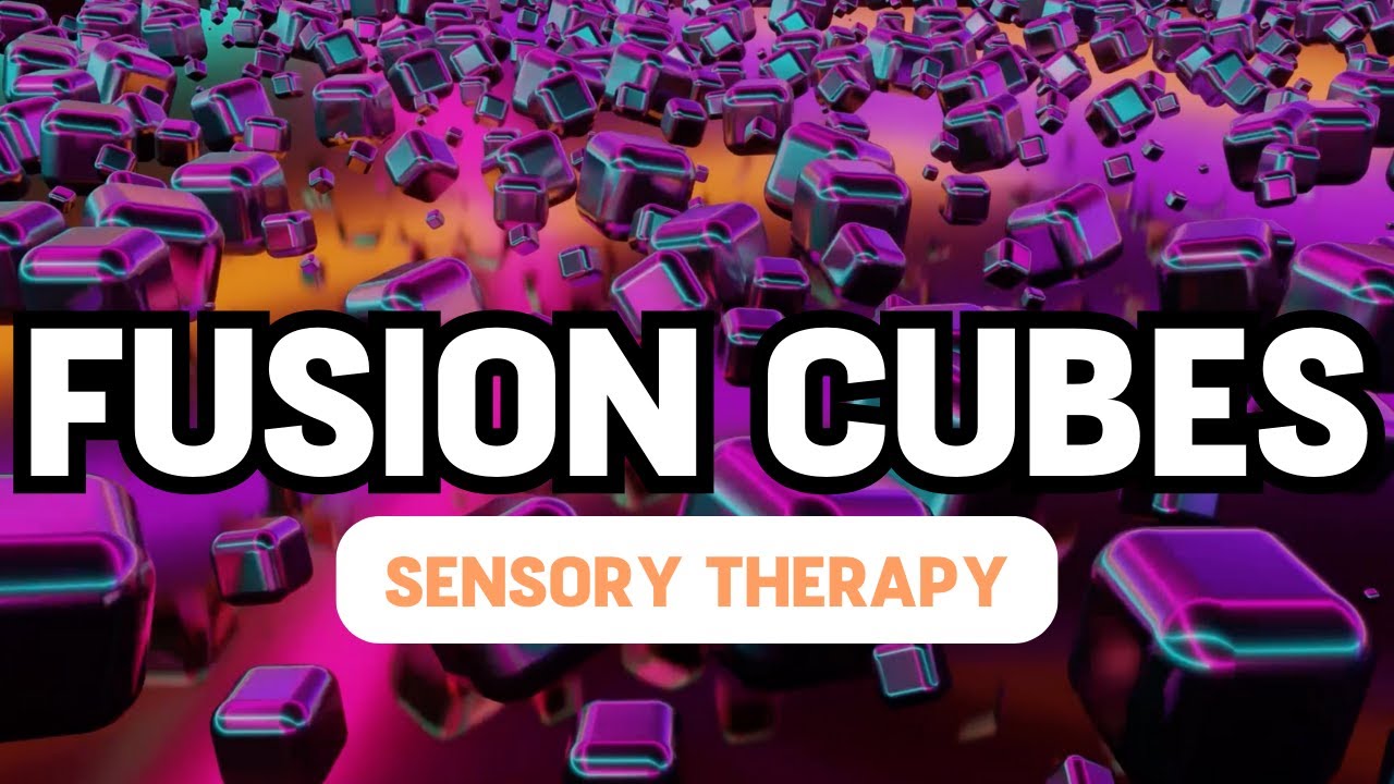 Dancing Cubes with Relaxing Music || Autism Sensory Therapy