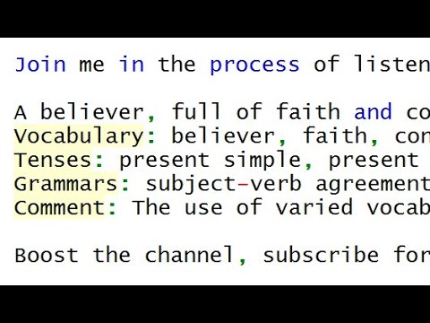 A believer, full of faith and conviction, seeks meaning and purpose in life.