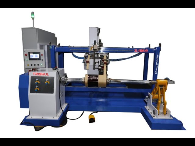 LT And HT Transformer Coil Winding Machine - XL-1400 HV Coil Winding ...