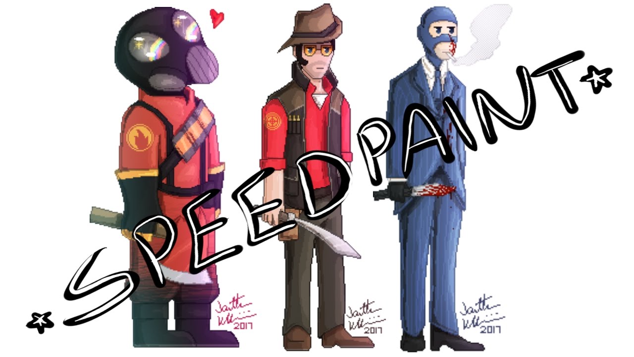 [SpeedPaint] TF2 Pixel Art