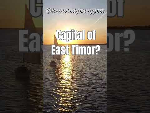 Capital of East Timor | General Knowledge | MCQs | Quiz | CSS