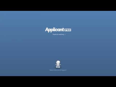 Welcome to ApplicantPro