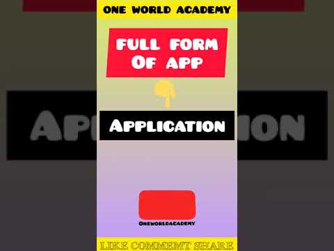 Full Form of App...