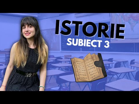 CUM IEI PUNCTAJ MAXIM la SUBIECTUL 3 in BACUL de la ISTORIE?