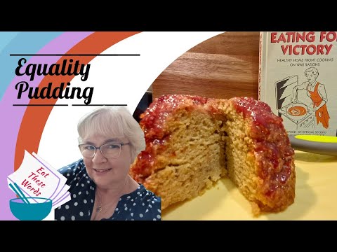 Equity Pudding?  An Authentic WWII Pudding Recipe.