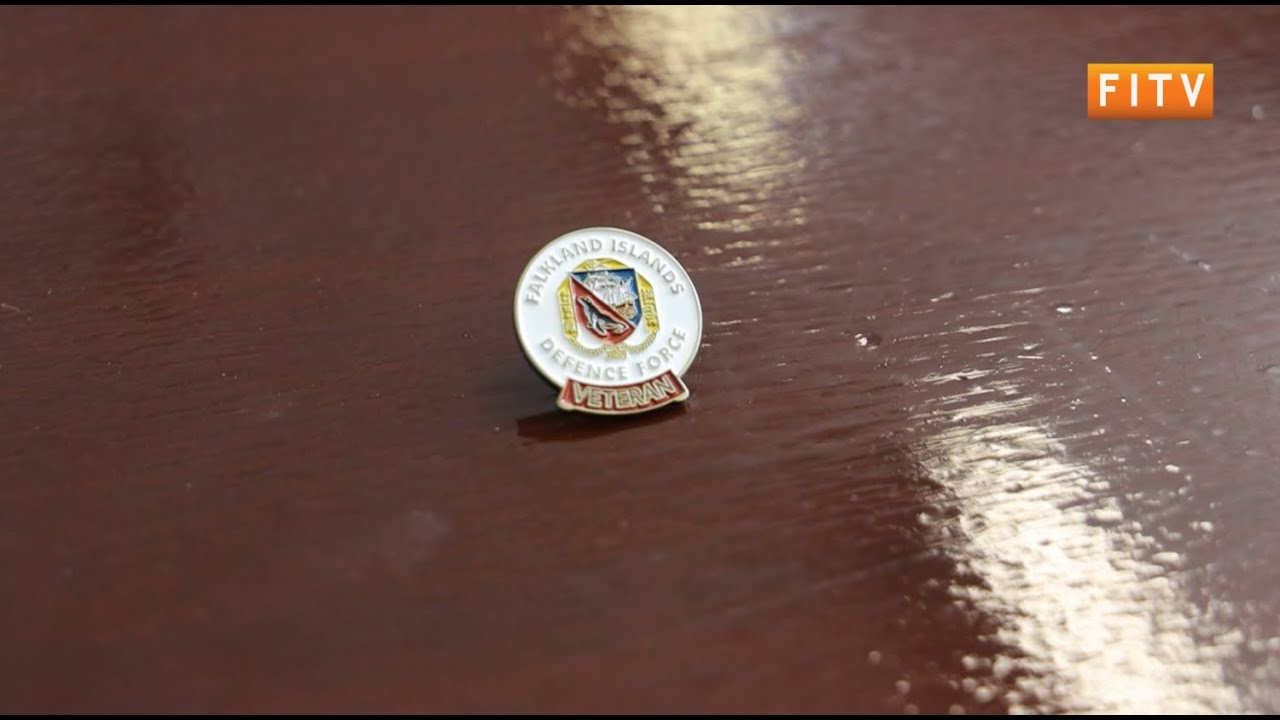 New Falkland Islands Defence Force Veterans Pin Officially Unveiled