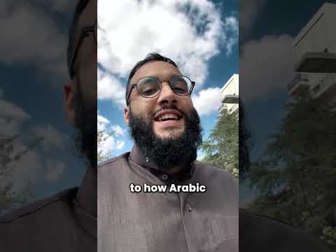 Want to Learn to Speak Arabic? Watch this! π