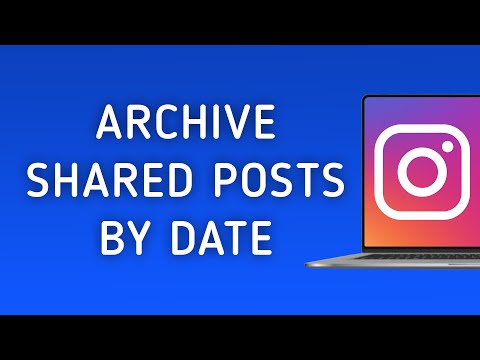 How To Archive Multiple Posts You've Shared By Date On Instagram On PC (New Update)
