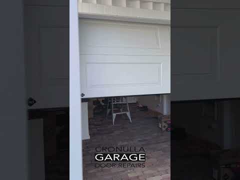 New B&D Panelift Garage Door With Stockton Window Pattern
