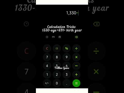 Birth Year Calculation 🤯#trending #shorts #tricks #birthday #edit #calculation #viral #age