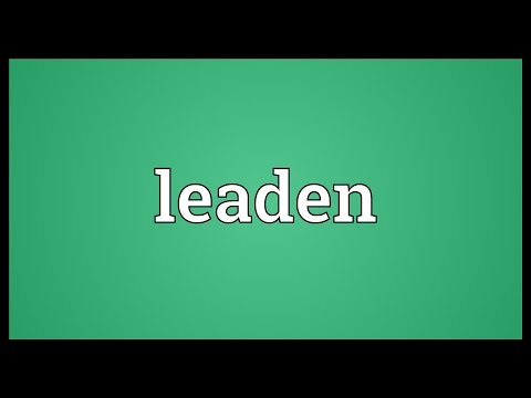 Leaden Meaning