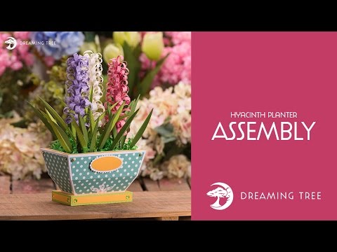 SVG File - Hyacinth Planter - Assembly Tutorial (For Cricut, Silhouette, and ScanNCut)
