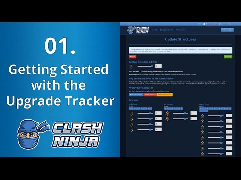 01. Getting Started with the Clash Ninja Upgrade Tracker