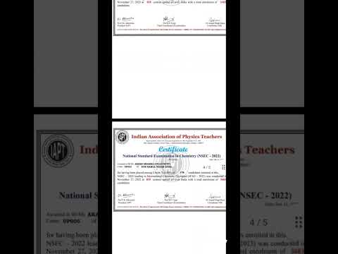 My Olympiads result.... NSEP, NSEB, NSEC centre topper ; IOQB state topper....