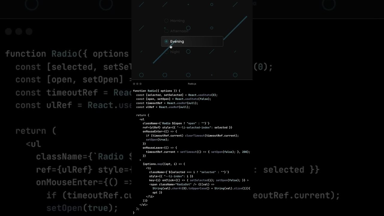 Codepen challenge radio button