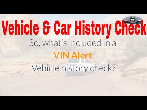 How To Find a Vehicle Car History Vehicle and Car history checks