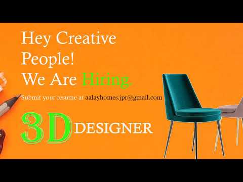 Job Vacancy 3D designer in India | 3d artist job 2023 | 3dsmax job