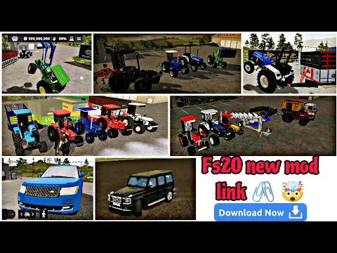 FARMING SIMULATOR 20 MOD APKINDIAN TRACTOR || FS 20 INDIAN TRACTOR MOD DOWNLOAD MODIFIED INDIAn 🚜
