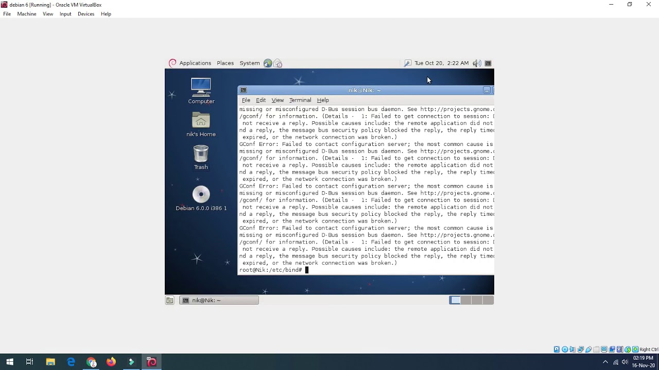 Debian 6 DNS Configuration