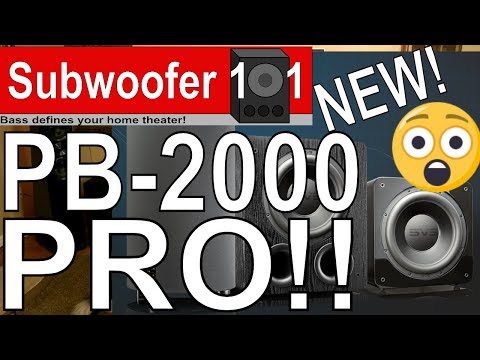 NEW!! SVS 2000 *PRO* SERIES SUBWOOFERS!! PB-2000 PRO/PC-2000 PRO🤓🔊🎼