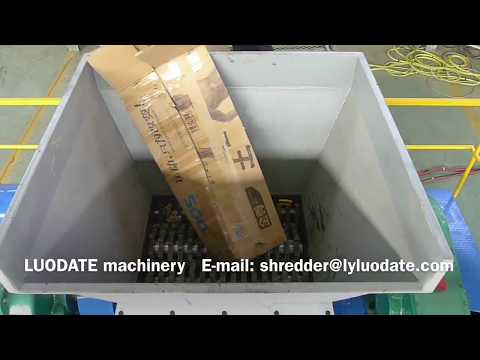 Cardboard shredding machine, industrial paper shredder machine for sale