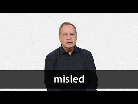 MISLED definition and meaning | Collins English Dictionary