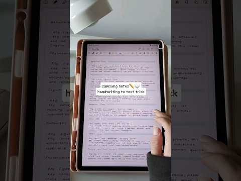 Samsung Notes Handwriting to Text ???? SAMSUNG NOTES TUTORIAL ???? Samsung Tablet Hidden Features