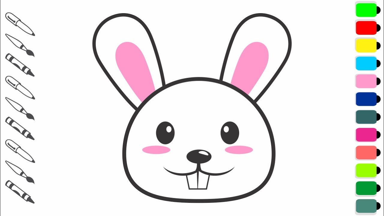 Rabbit Cartoon Drawing | CorelDraw Tutorial | Cartoon Drawing