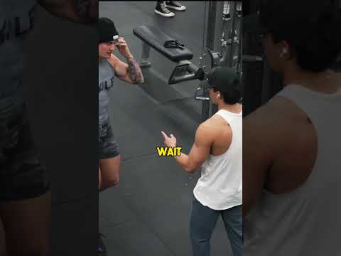 Wearing ONLY Body-paint at the Gym !