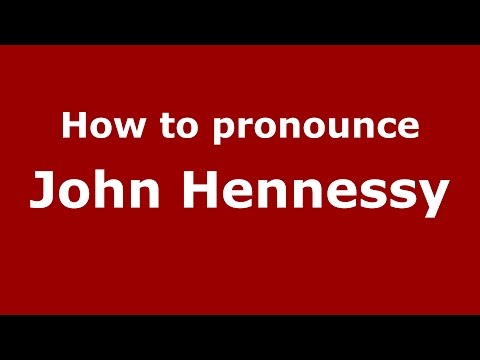 How to pronounce John Hennessy (American English/US) - PronounceNames.com