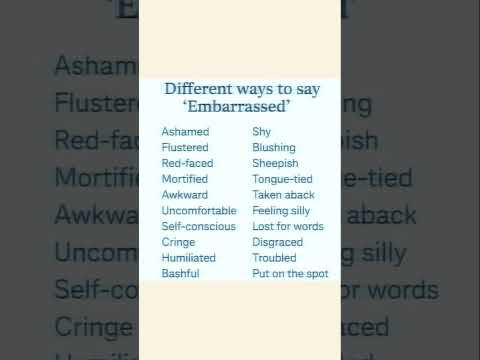 Don’t Say ‘Embarrassed’ – Use These Instead! 😳🔥