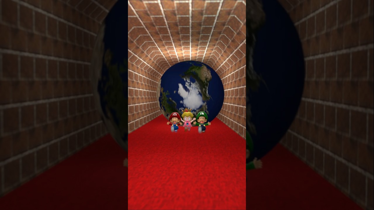 Mario Babies escape from Earth