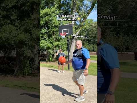 Prof. Pops went old school against me AGAIN #basketball #horse #professorpops #comedy #oldschool #og