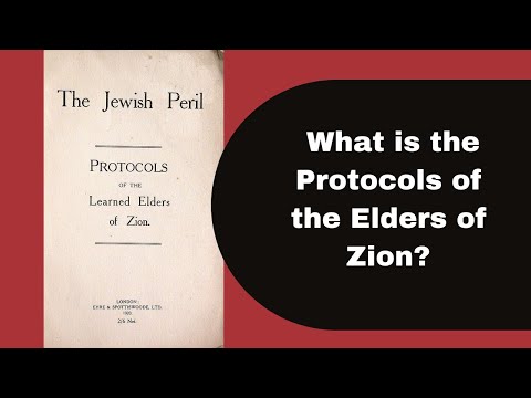 What is the Protocols of the Elders of Zion?