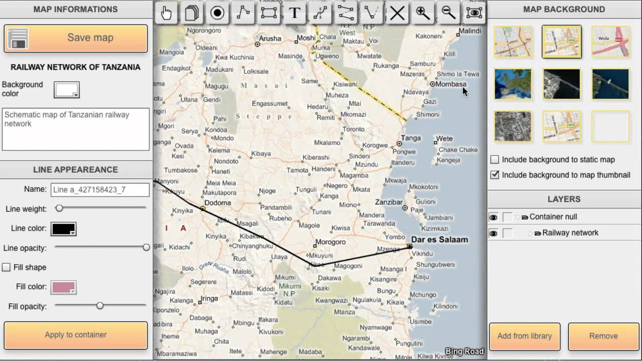 Creating map for Wikipedia Commons with ShareMap.org