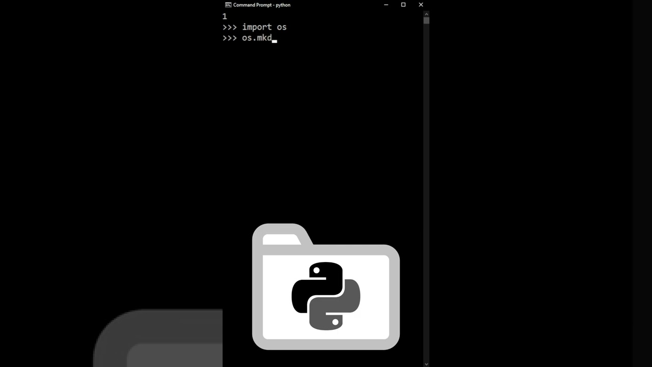 Creating a Directory with Python!