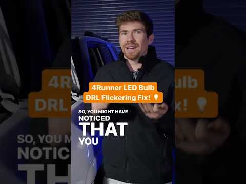 How to Fix LED Bulb DRL Flickering on a 4Runner! 💡