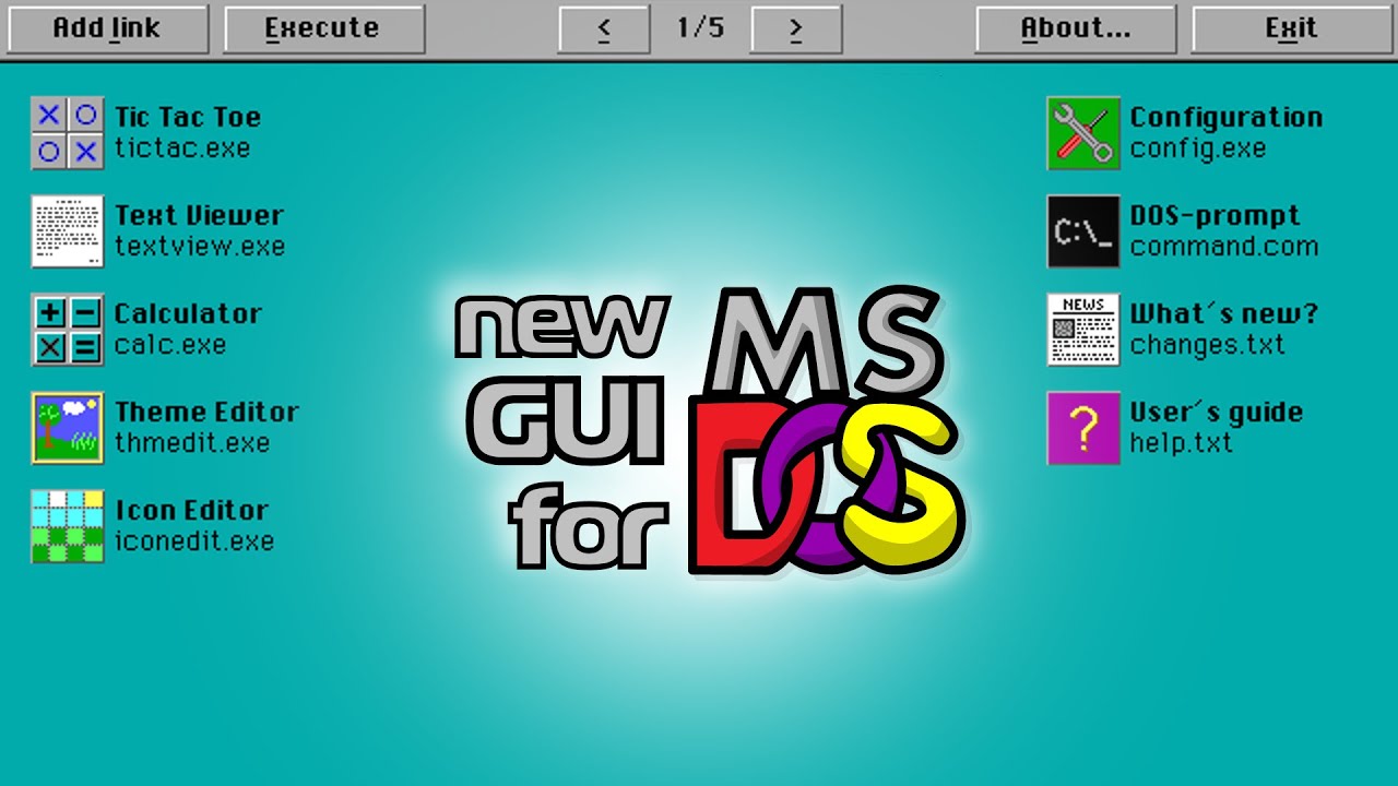 The best GUI for DOS you haven't heard of: COSTA [runs on XT PC!]