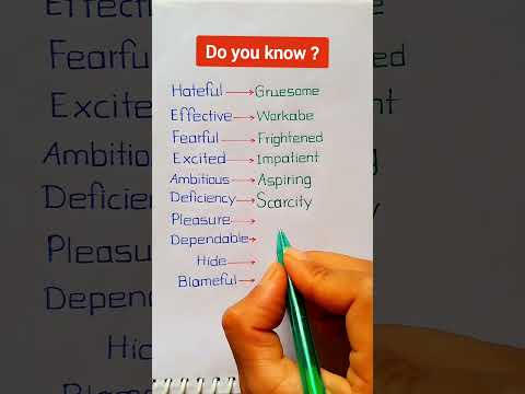 10 Common Synonyms Class - 44
