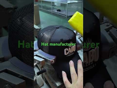 Hat Manufacturer from China. Our MOQ is 100pcs per color. #hat #cap #factory #snapbackcap #baseball