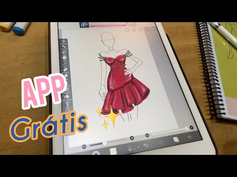 Desenho de Moda em app gratuito #ibispaintx