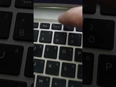 How to Unlock/Lock Number Keys in HP Laptop Keyboard #keyboardtricks #hp #laptop #trending #2025